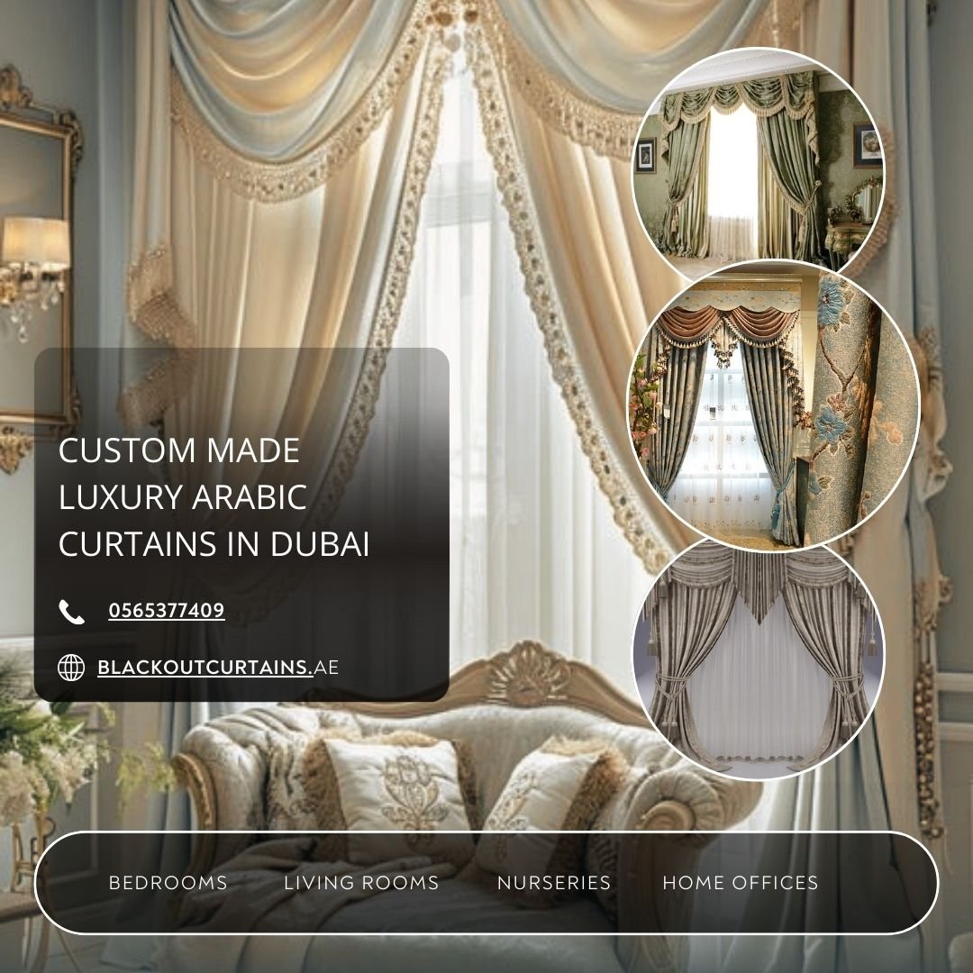 Arabic Curtains Dubai | Buy Traditional Arabic Majlis Curtain